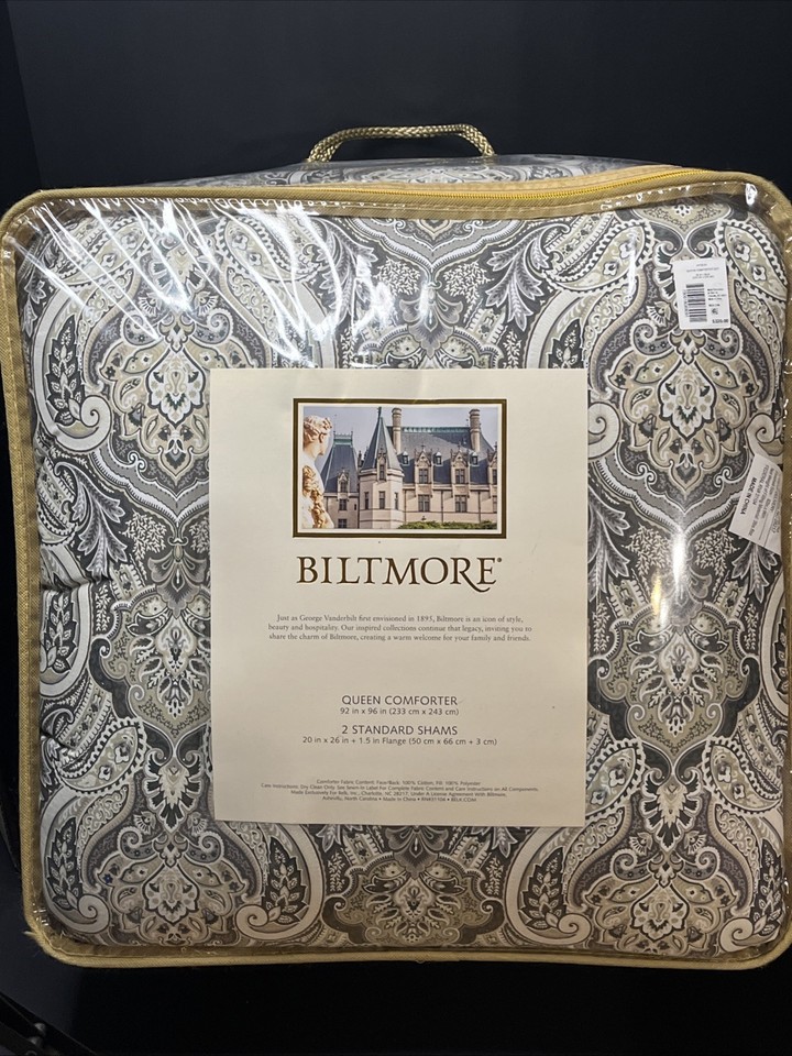 Biltmore Comforter Set with 2 Pillow Shams & Comforter Queen Size NEW ...