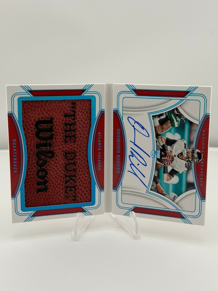 DESMOND RIDDER 2022 NATIONAL TREASURES ROOKIE JUMBO PRIME SIGNATURES ...