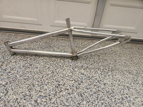 1991 GT MACH ONE OLDSCHOOL BMX BIKE CHROME RACING FRAME ONLY OG VINTAGE ...