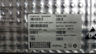 LOT OF 3 PCS. KINGSTON KE4CN2H5A eMMC NAND Flash Memory 4 GByte, 153 ...