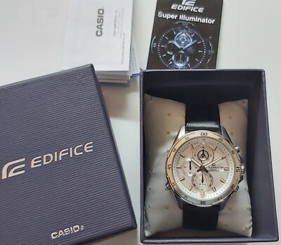 Cool Men's CASIO EDIFICE ILLUMINATOR Chronograph Multi Function Watch ...