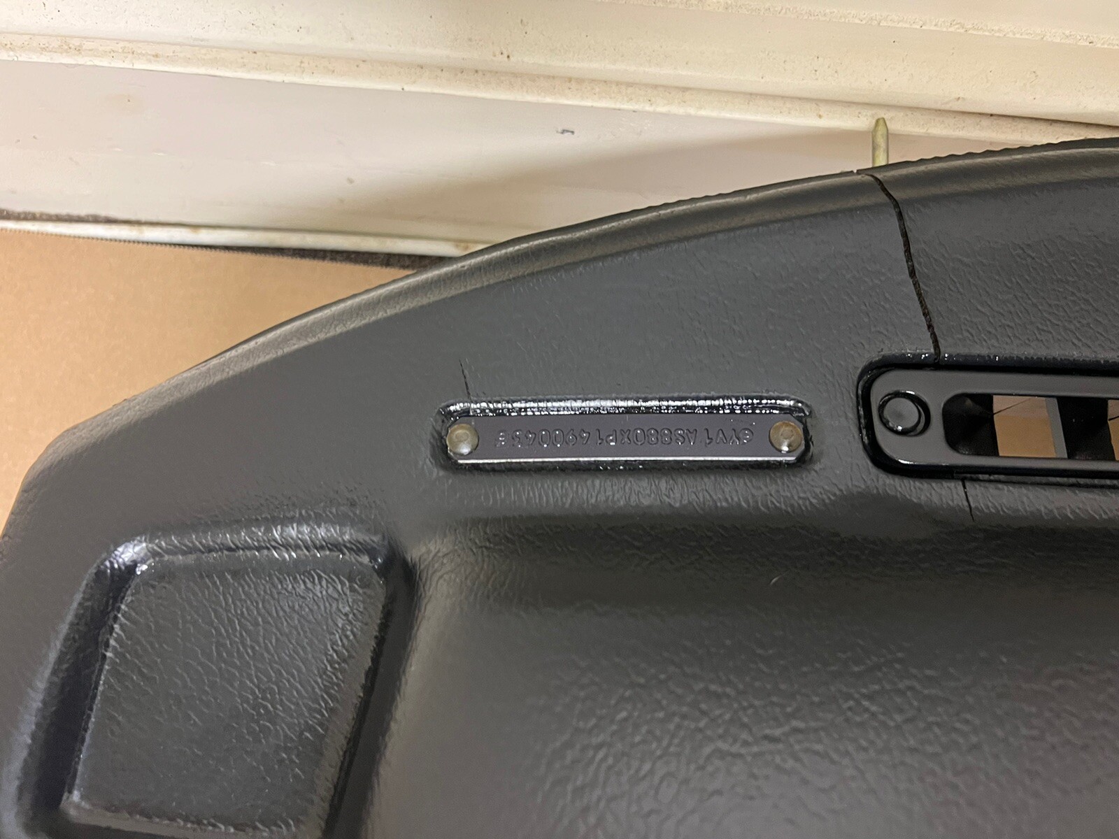 1993 Volvo 240 Dashboard Panel | Genuine OEM | Vinyl | Black | Dash ...