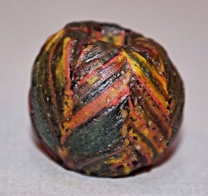 Ancient Medieval Islamic Fustat Fused Rod Morphia / Morfia Glass Bead ...