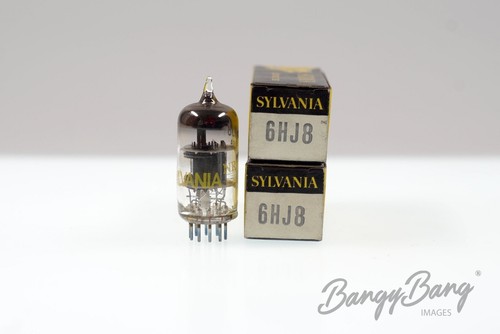 2 Vintage Sylvania 6HJ8 Miniature Diode Pentode TV/Radio Audio Vacuum ...
