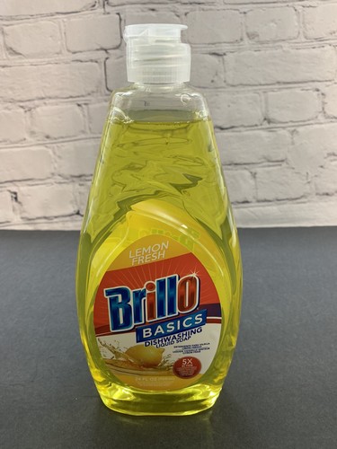 Brillo Basics Dishwashing Liquid Soap Lemon Fresh 24oz | eBay