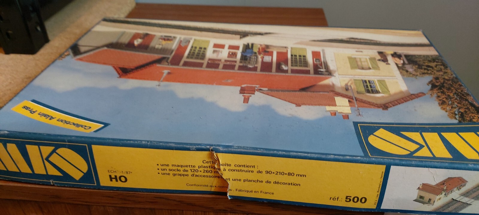 vintage 80s collection MKD model train HO building kits RARE maquette ...