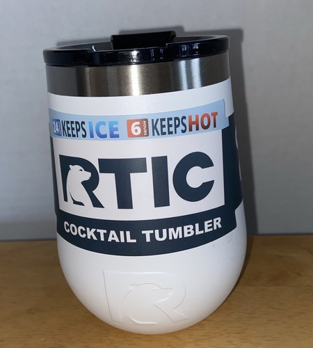 RTIC 12oz Cocktail Tumbler White New Great For Camping Or Outdoor ...
