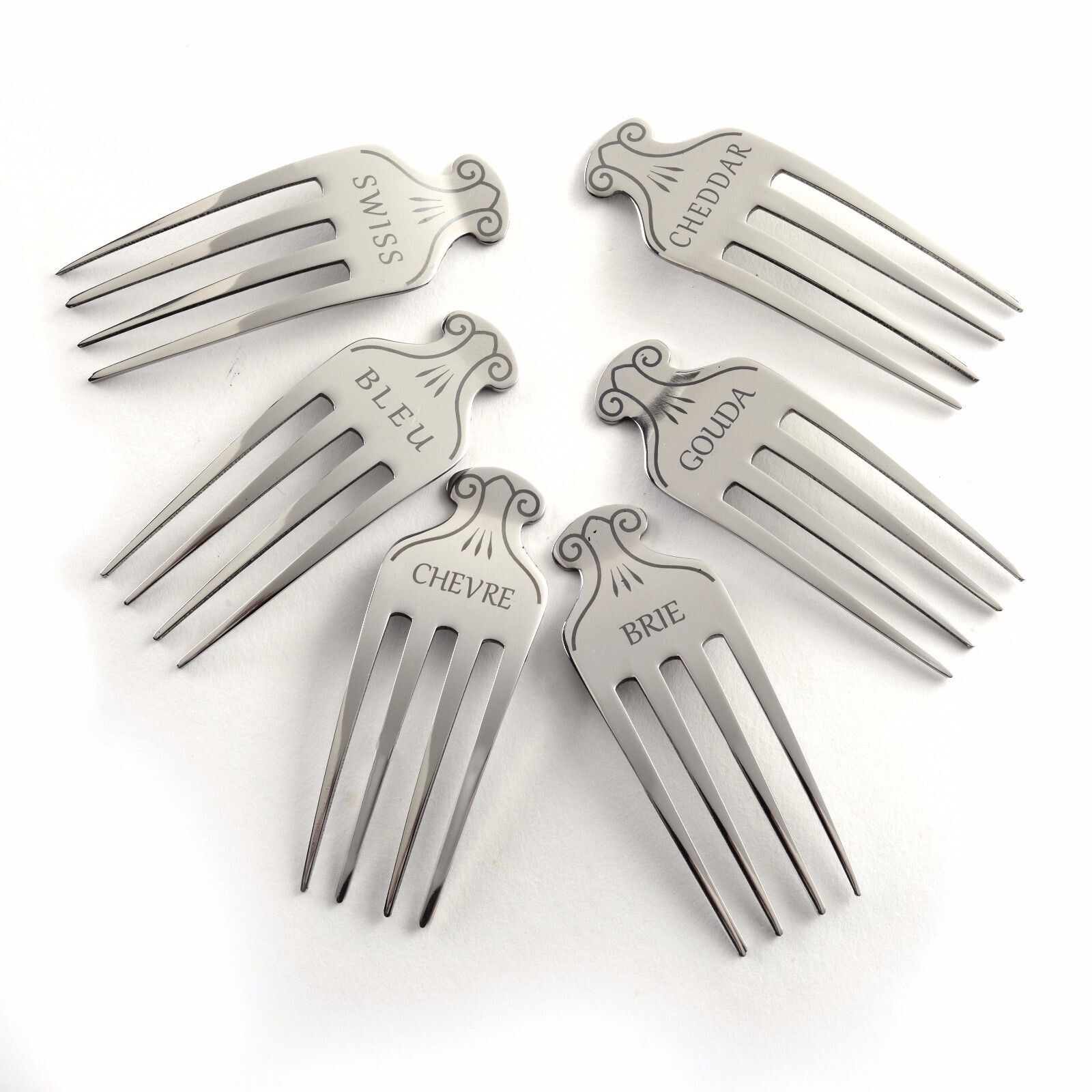 Norpro Stainless Steel Cheese Markers Set of 6 | eBay
