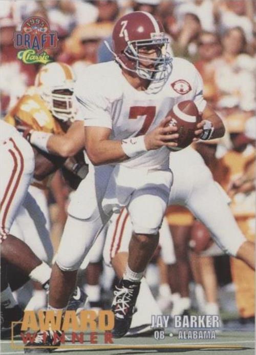 1995 Classic NFL Draft Jay Barker #105 for sale | eBay
