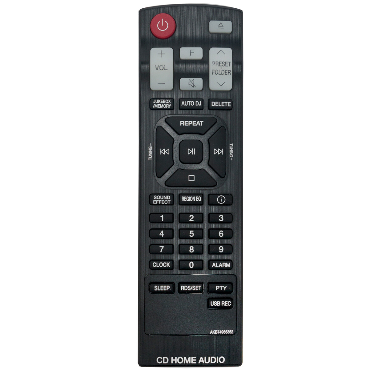New AKB74955352 Remote Control for LG Mini Hi-Fi System CM4560 Cms4550f ...