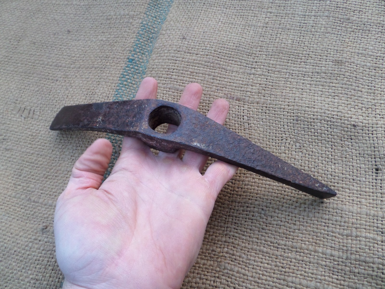 VINTAGE DECORATED MASONS AXE HATCHET PICKAXE ADZE ANTIQUE HAND FORGED ...