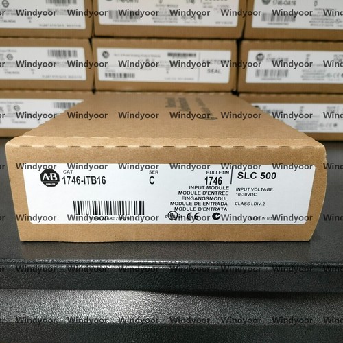 New Factory Sealed AB 1746-ITB16 SER C SLC 500 16 Point Digital Input ...