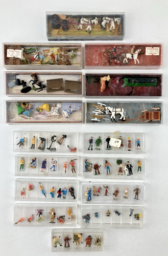 16 Vintage Cases Plastic Miniatures~Walter Merten, Atlas GERMANY ...
