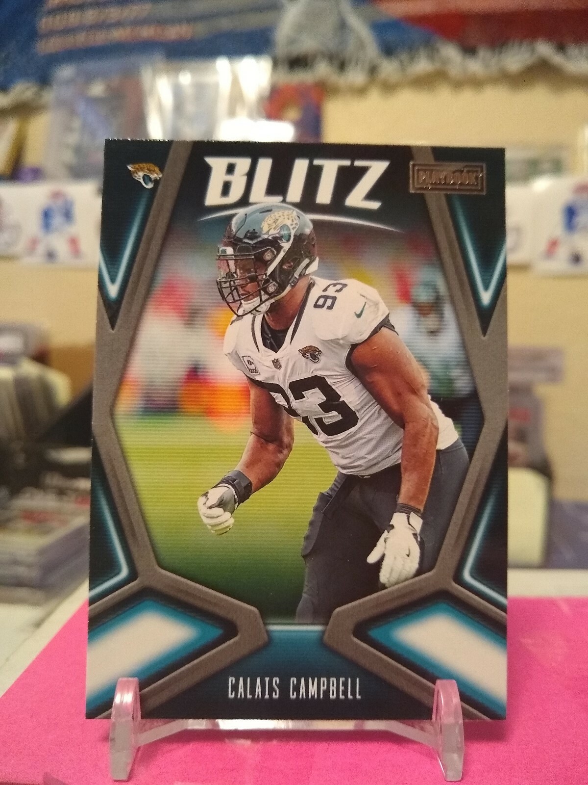 2019 Panini Playbook - BLITZ #20 Calais Campbell for sale online | eBay