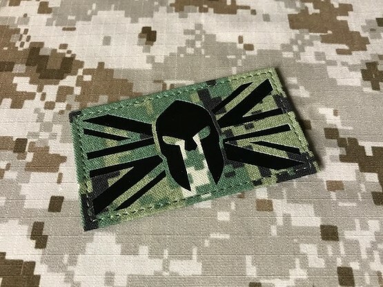 Infrared AOR2 UK Spartan Helmet Flag Patch IR UKSF SAS SBS SFSG Union ...