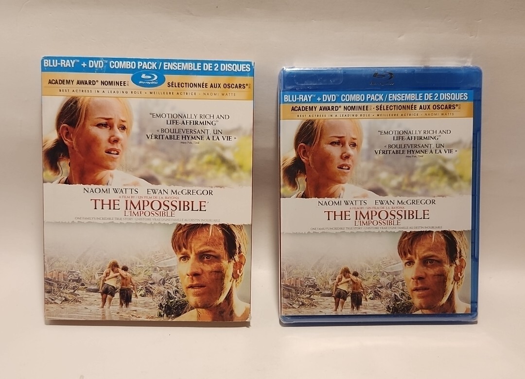 The Impossible (Blu-ray/DVD, 2013, 2-Disc Set, Canadian) with slipcover ...