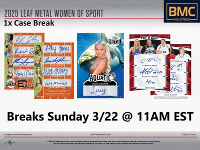 Audi Crooks 2025 Leaf Women of Sport Multi-Sport 1x Case Break #37 | eBay