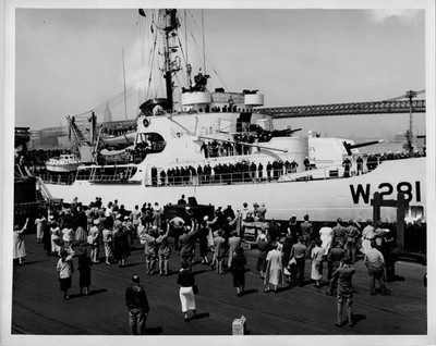 Photos 8x10 b&w USCGC Westwind (WAGB-281) 1945 | eBay