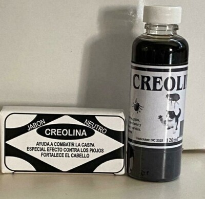 LIQUID CREOLINE DESINFECTANT 120ml & CREOLINA SOAP fights dandruff (NEW ...