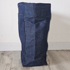 Prison Inmate Made Bag Blue Denim Tote Packable Heavy Duty Vintage 80s ...