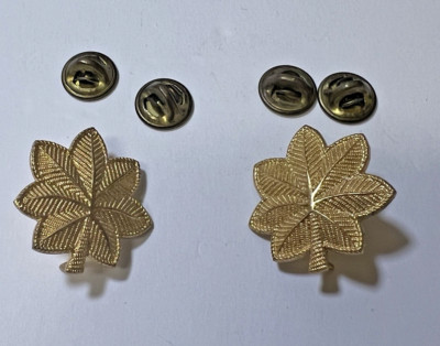 Original US Army Major's Metal Rank Insignia Pair Vanguard | eBay