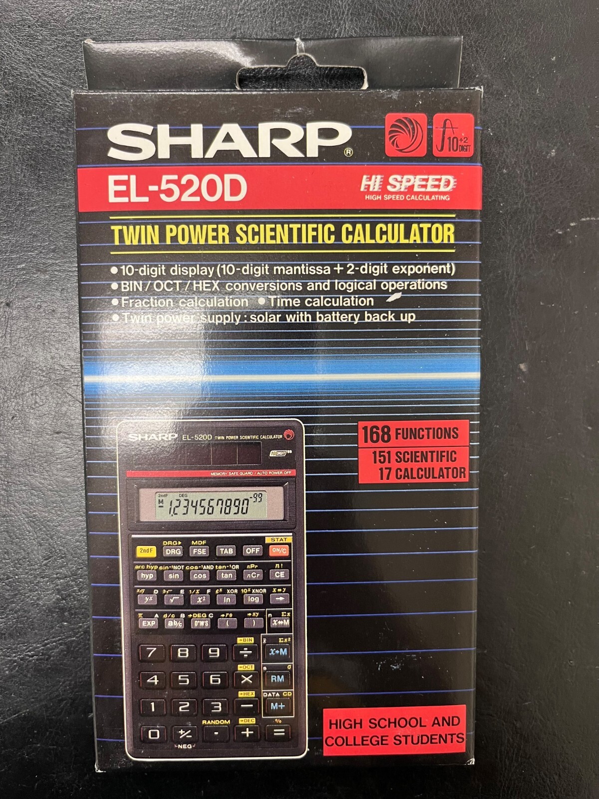 BNIB - Vintage Sharp EL-520D Scientific Calculator Brand New | eBay