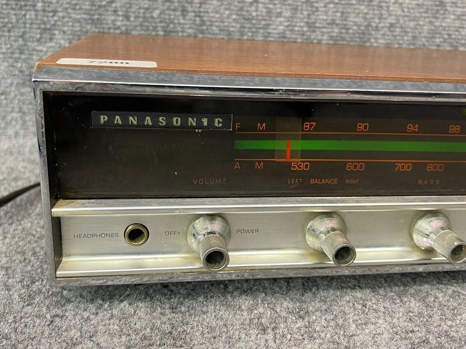 Panasonic RE-7670 🎵 Vintage 25W FM-AM Stereo Receiver – Wood Finish | eBay
