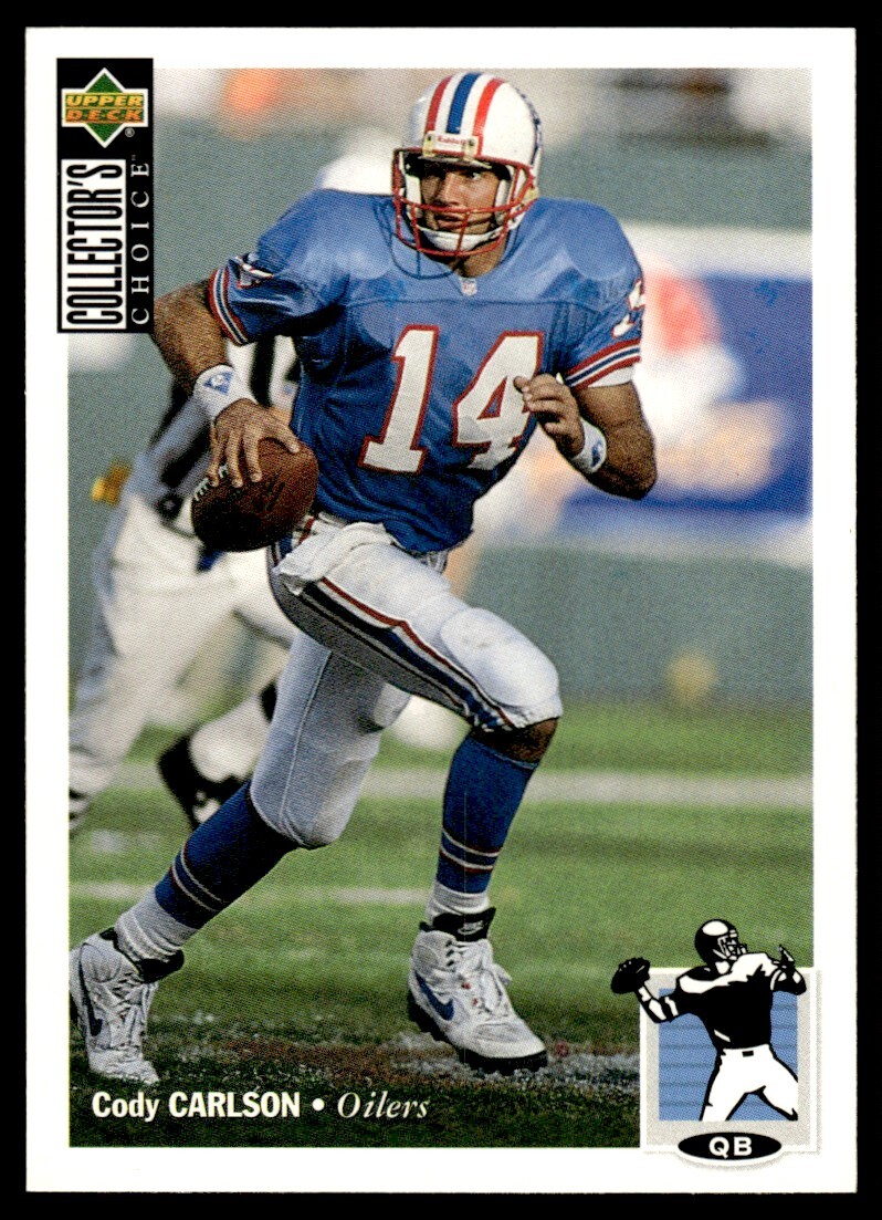 1994 Collector's Choice Cody Carlson Houston Oilers #213 | eBay