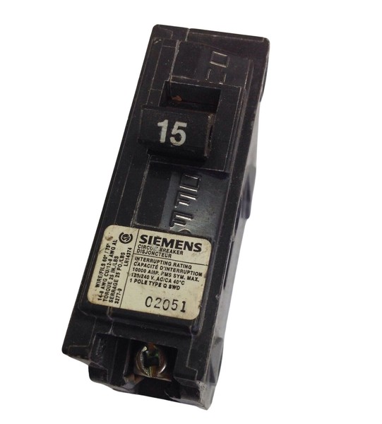 SIEMENS ITE 15 Amp 1 Pole QP Q115 Circuit Breaker Q115 for sale online ...