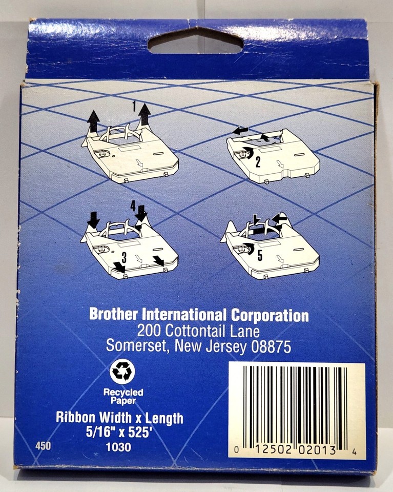Brother Correctable Film Typewriter Ribbon 1030 Black NEW | eBay