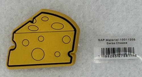 Yellow Swiss Cheese Wedge Jibbitz Crocs Shoe Charm Packers | eBay