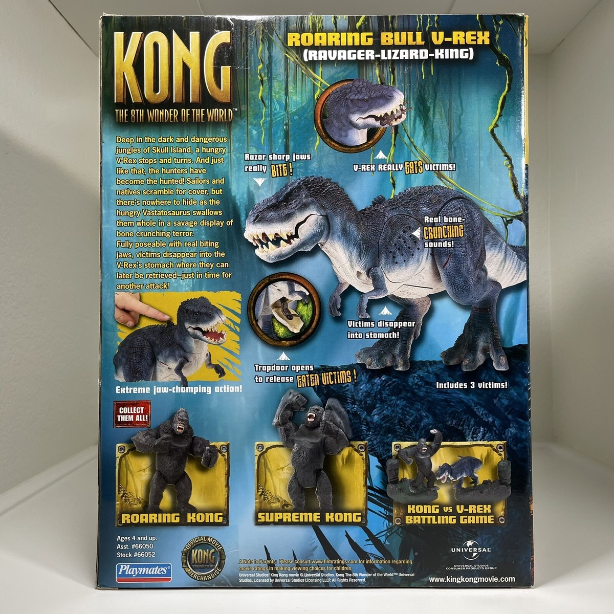 Cluiche King Kong 2005 V Rex Kong Vs V Rex King Kong 2005 Clip 1/2