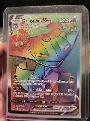 Pokémon TCG Dragapult VMAX Rebel Clash 197/192 Holo Secret Rare | eBay