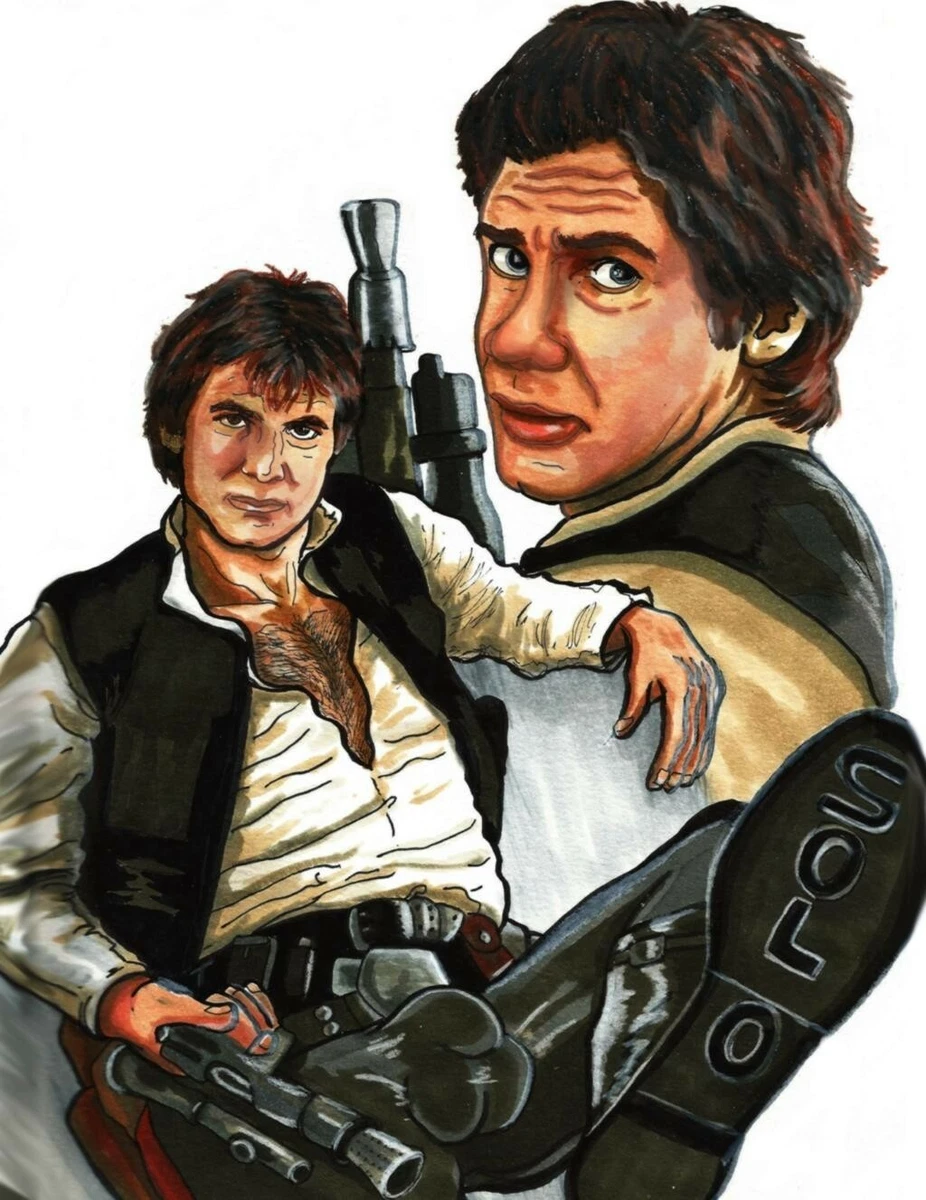 Han Solo Original Concept Art