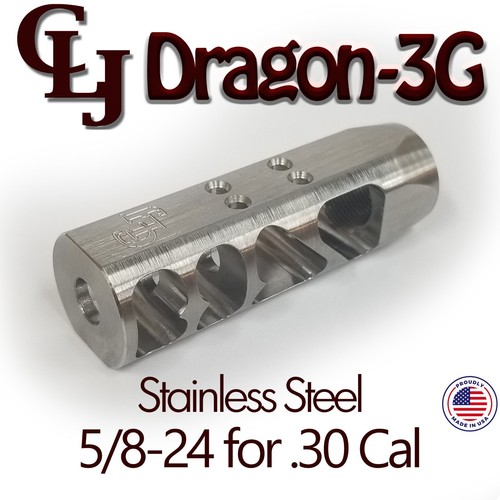 5/8-24, 7.62/.308 Recoil reducing compensator Stainless Steel | eBay