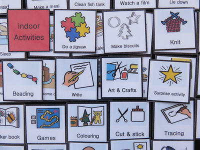 Indoor Activities Cards - Autism/Visual Aids/Non verbal/Early Yrs ...