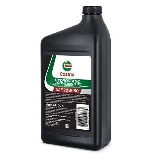 Castrol 20W50 Hydrostatic Transmission Fluid For OPE API GL-4 - 1 Quart ...