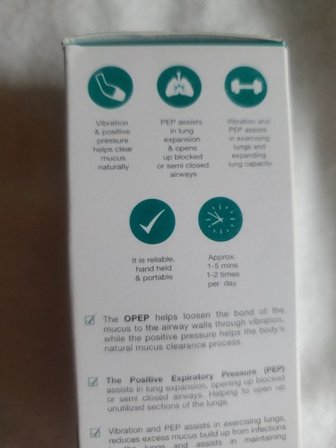 Air Physio Mucus Clearance Lung Expansion Device NEW Sealed W/Box | eBay