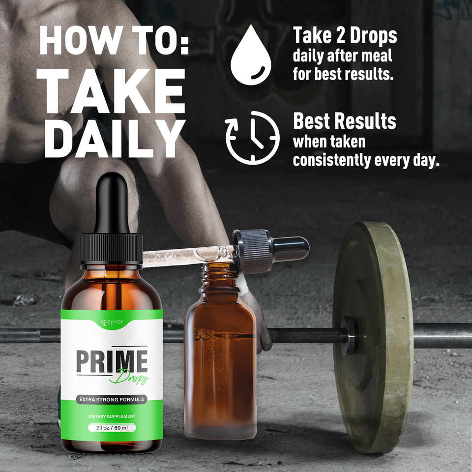 (3 Pack) Prime Drops Male Support Drops Advanced Vitamin Supplement 90 ...