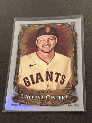 2024 Topps Allen & Ginter #40 Patrick Bailey Silver Portrait NM | eBay