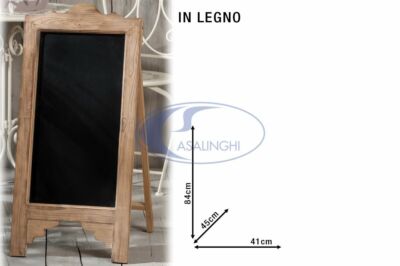 LAVAGNA SUPPORTO LEGNO CM.41X45X84h MENU' ESPOSITORE | eBay