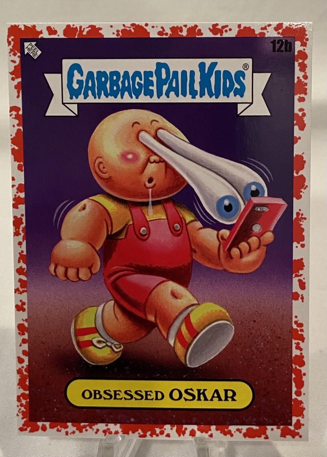 2024 GPK KIDS AT PLAY RED PARALLEL/OBSESSED OSKAR 12b - 31/75 - FREE ...