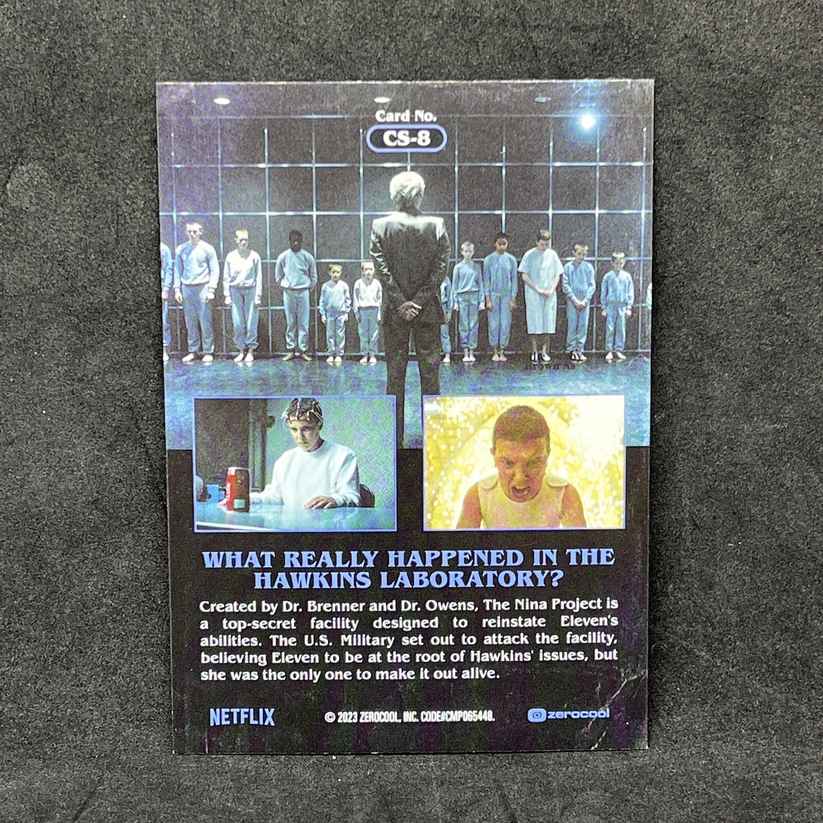 2033 Zerocool Stranger Things Season 4 CS-8 The Nina Project Eleven Insert | eBay