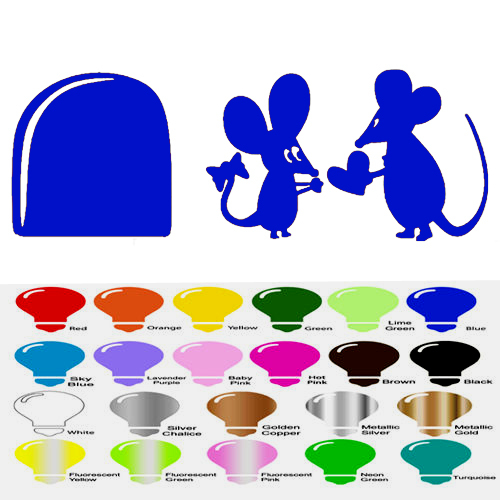 Mini Mouse Mice Rat Hole House for Home Wall stickers decal Living room ...