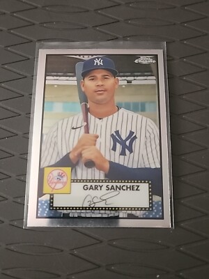 Gary Sanchez 2021 TOPPS CHROME PLATINUM ANNIVERSARY Baseball Card | eBay