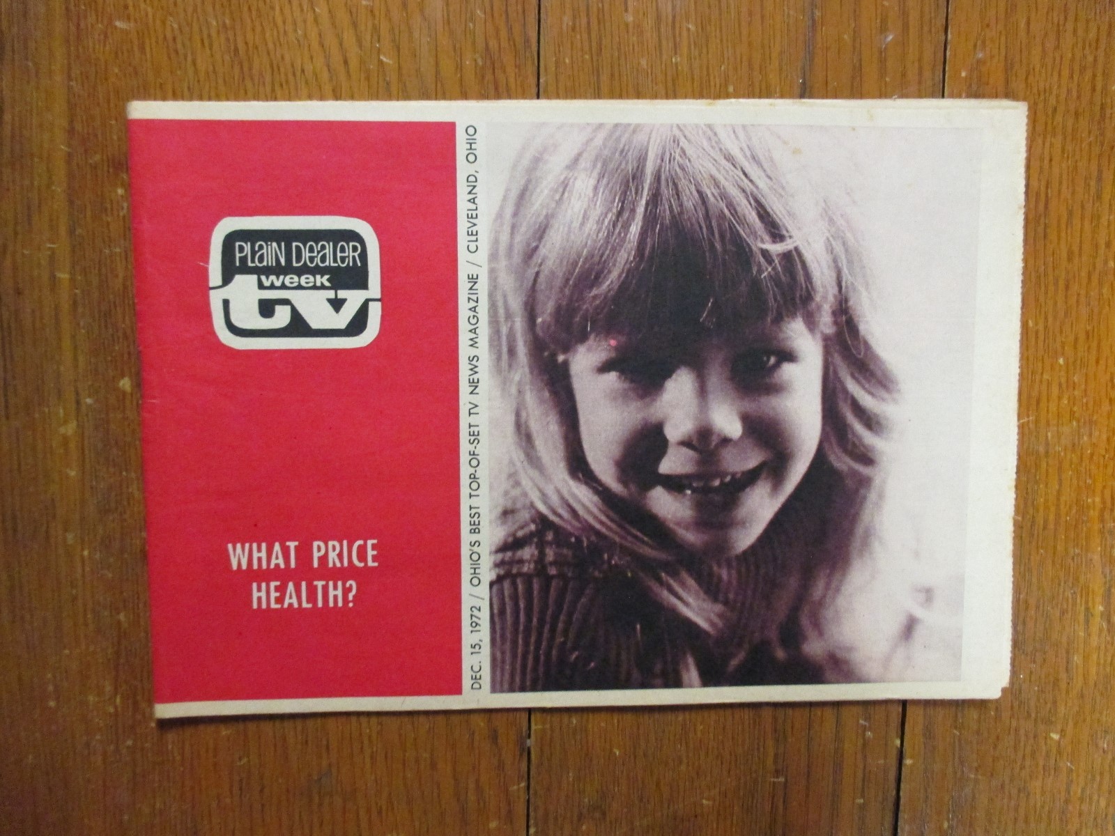 Dec 15-1972 Cleveland TV Magaz(ELAINE GIFTOS/JAMES FARENTINO/RICHARD ...