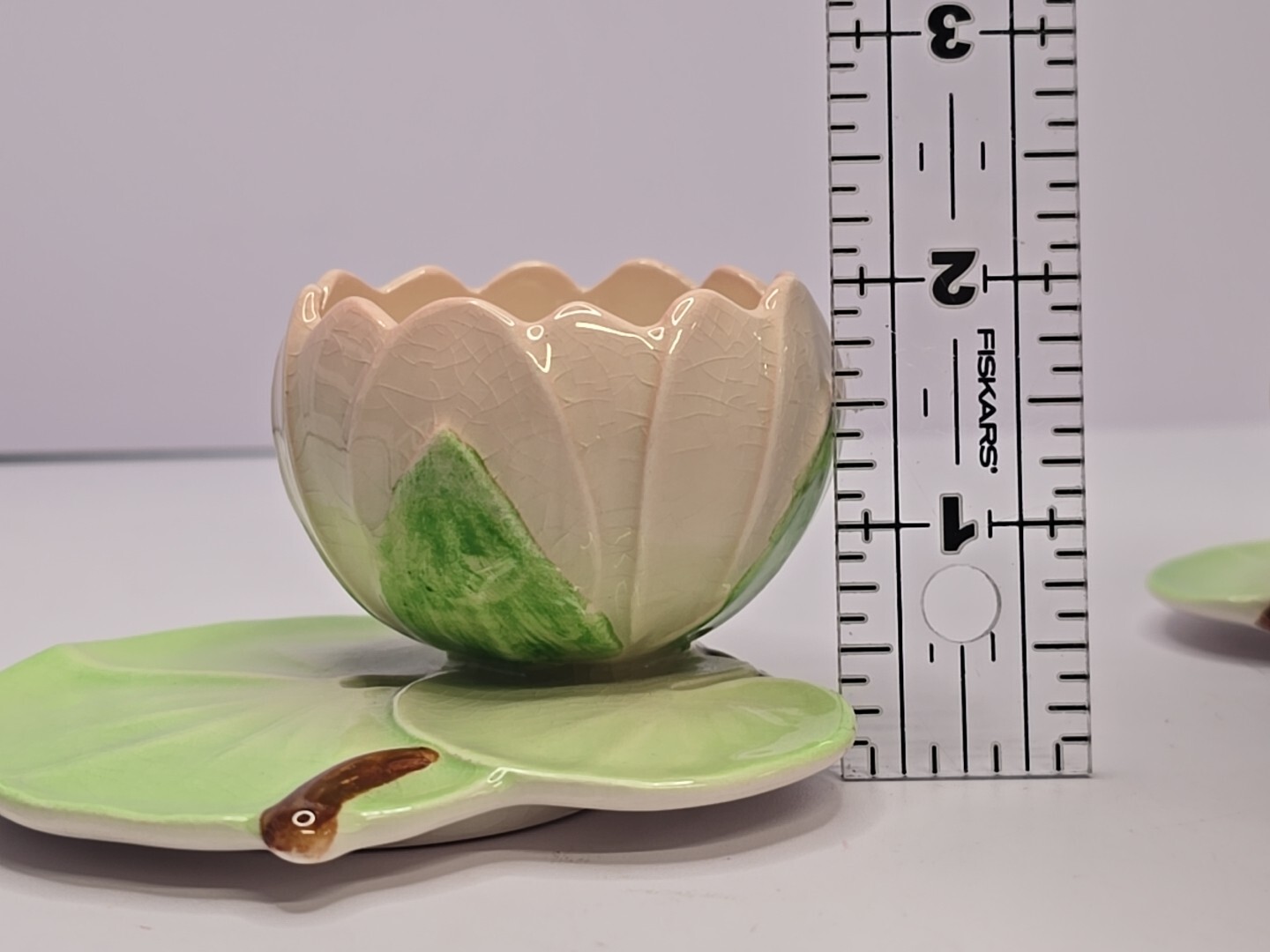Vintage RARE Pair Carlton Ware Pink Lilly on Green Lilly Pad Bowl ...