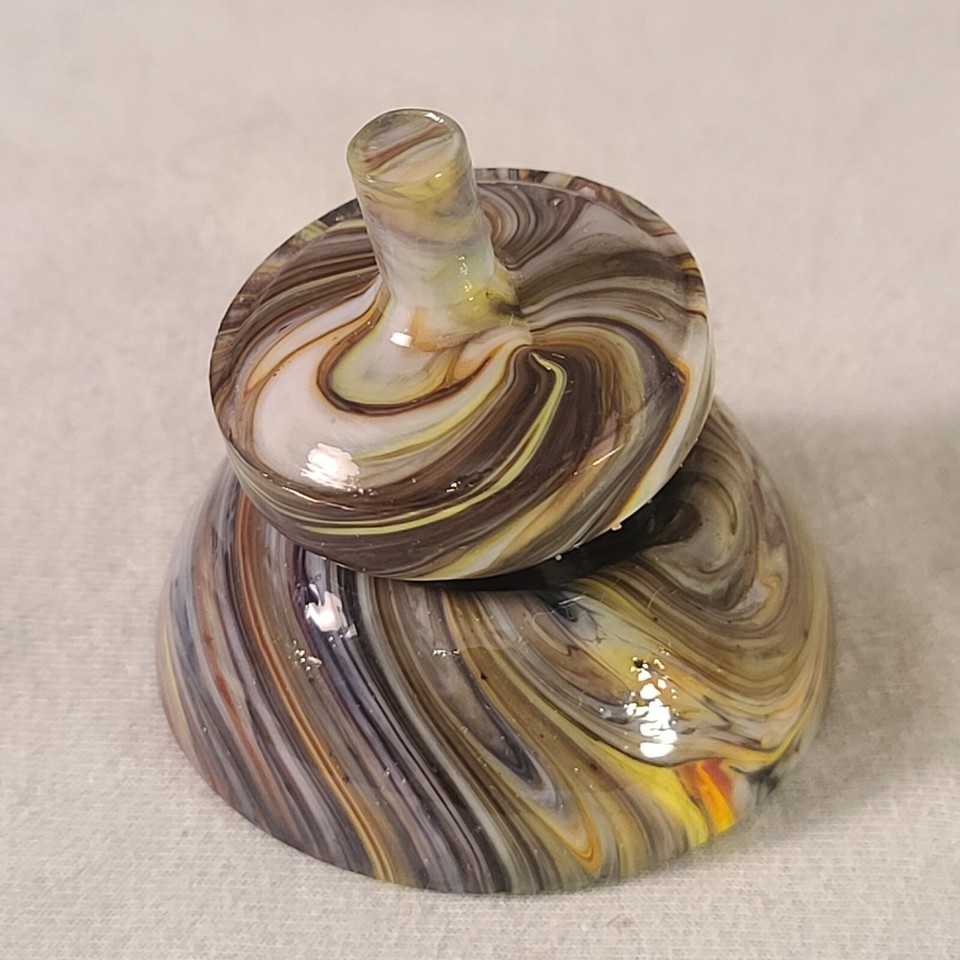 ANDY DAVIS, Glass Art Spinning Top & Base, Joker's Run (?), #265K | eBay