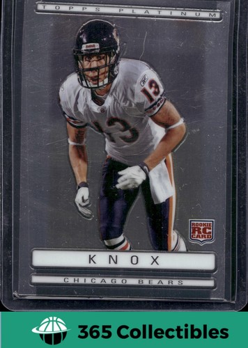 2009 Topps Platinum Johnny Knox ROOKIE #155 Football Chicago Bears | eBay