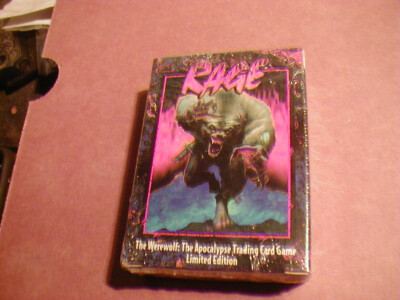 1995 RAGE DECK THE WEREWOLF : THE APOCALYPSE TRADING CARD GAME LIMITED ...